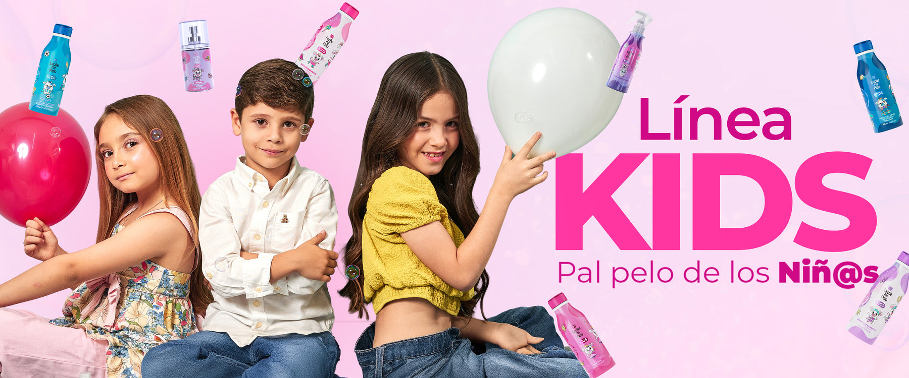 Línea Kids Cuidado Capilar Suave para Niñas y Niños – Leche pal Pelo