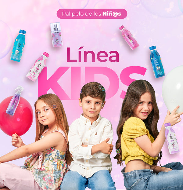 Línea Kids Cuidado Capilar Suave para Niñas y Niños – Leche pal Pelo